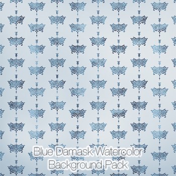 Damask Watercolor Backgrounds » Graphics-Illustrations.Com