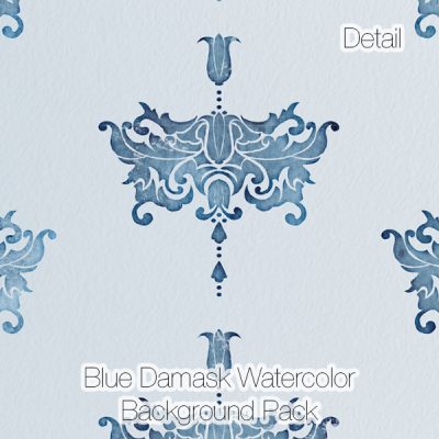 Damask Watercolor Backgrounds » Graphics-Illustrations.Com