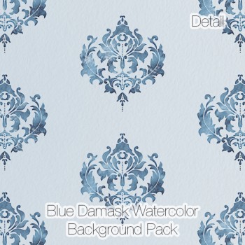 Damask Watercolor Backgrounds » Graphics-Illustrations.Com
