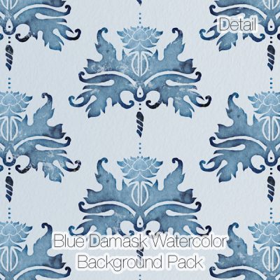 Damask Watercolor Backgrounds » Graphics-Illustrations.Com