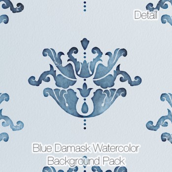 Damask Watercolor Backgrounds » Graphics-Illustrations.Com