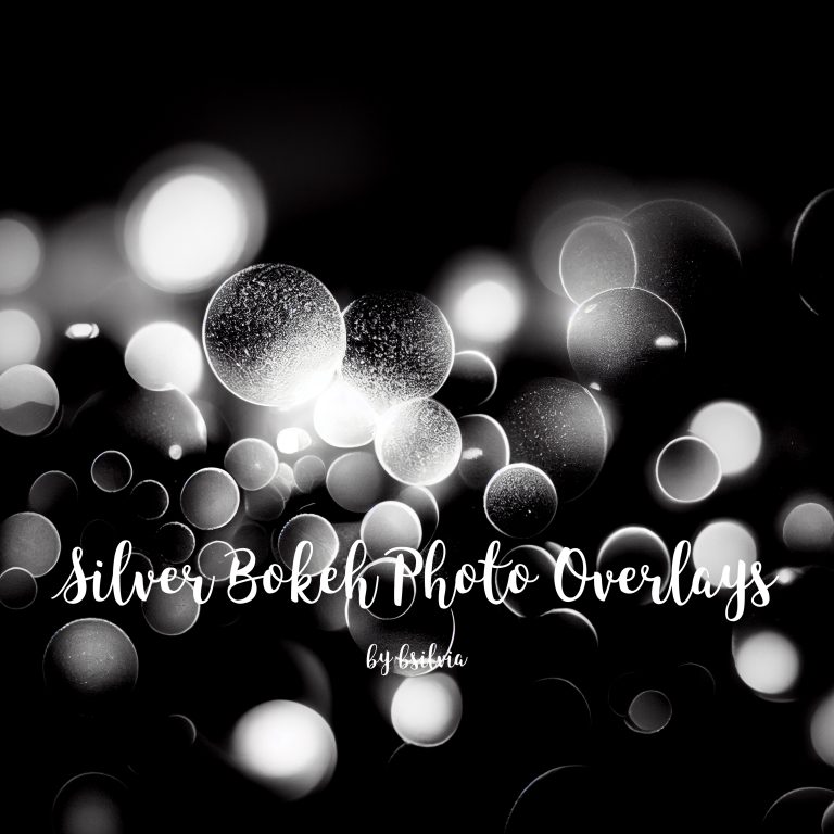 Sparkle Up Your Photos with Silver Bokeh Overlays for Photos