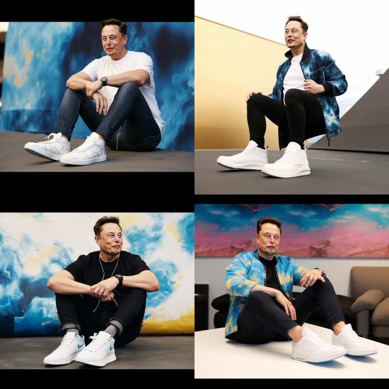 Elon Musk Wore My Shoes! Midjourney and ChatGPT Adventure