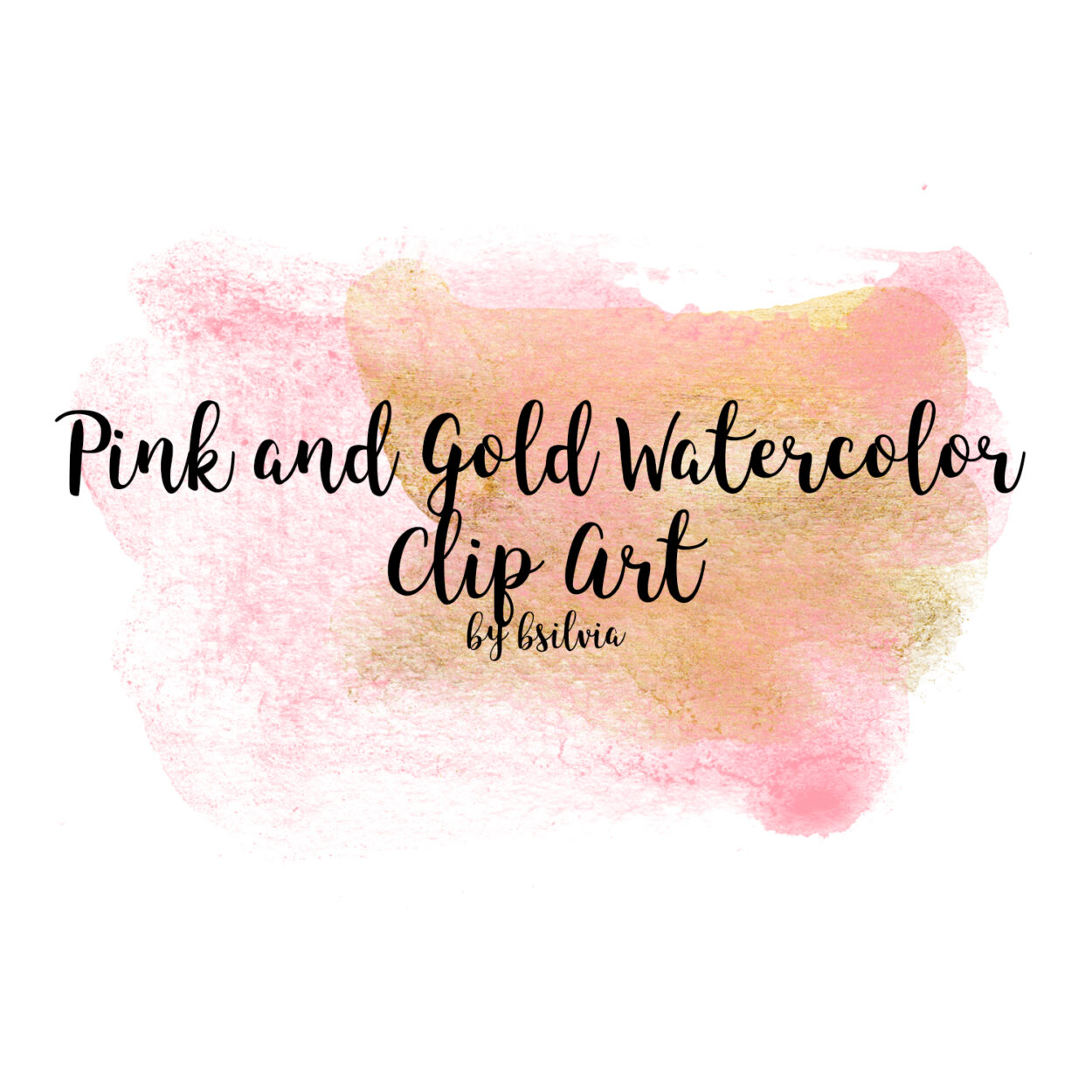 How to Use Pink and Gold Watercolor Clip Art for Stunning Designs